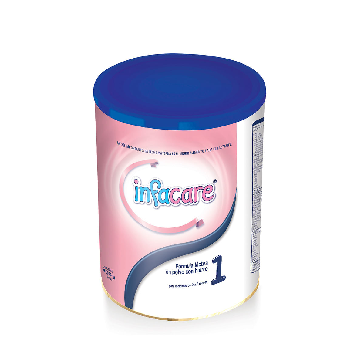 Fórmula Láctea Infacare 1 0-6 Meses Polvo Tarro x 400 g - Farmaexpress