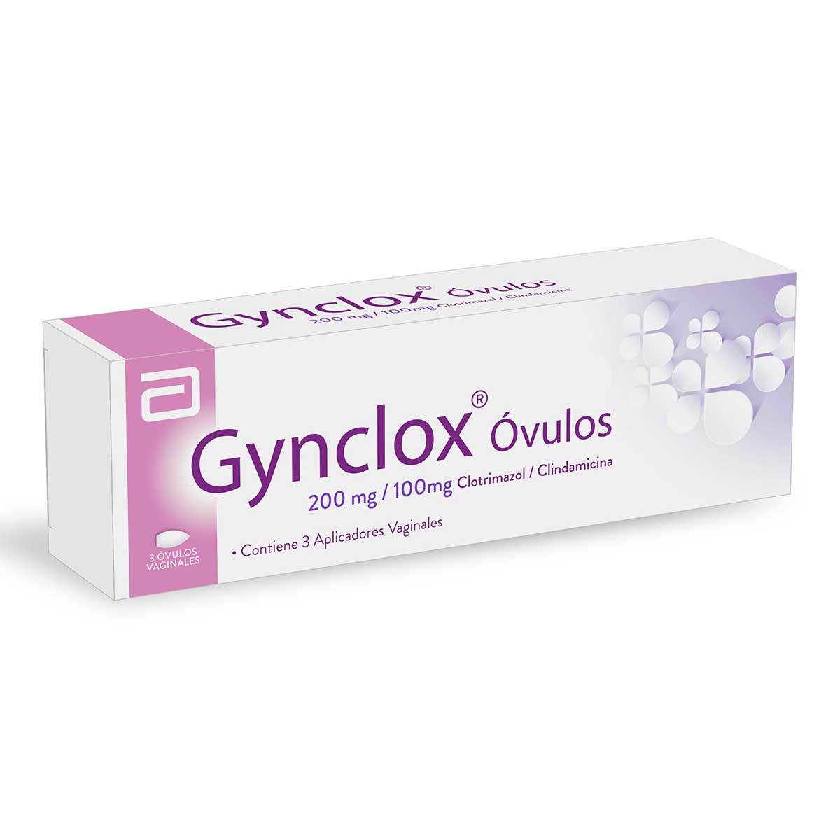Óvulos Vaginales Gynclox 200 Mg/100 Mg Abbott Caja X 3 Uds. - Farmaexpress