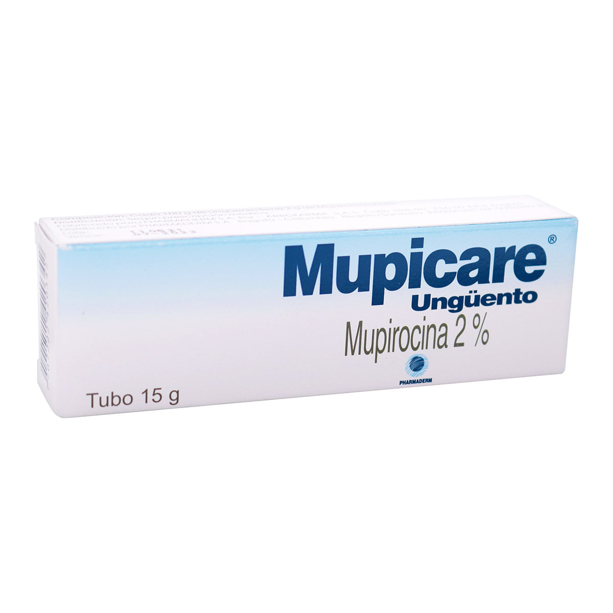 Ungüento Mupicare 2% Mupirocina Pharmaderm Tubo X 15 G. - Farmaexpress