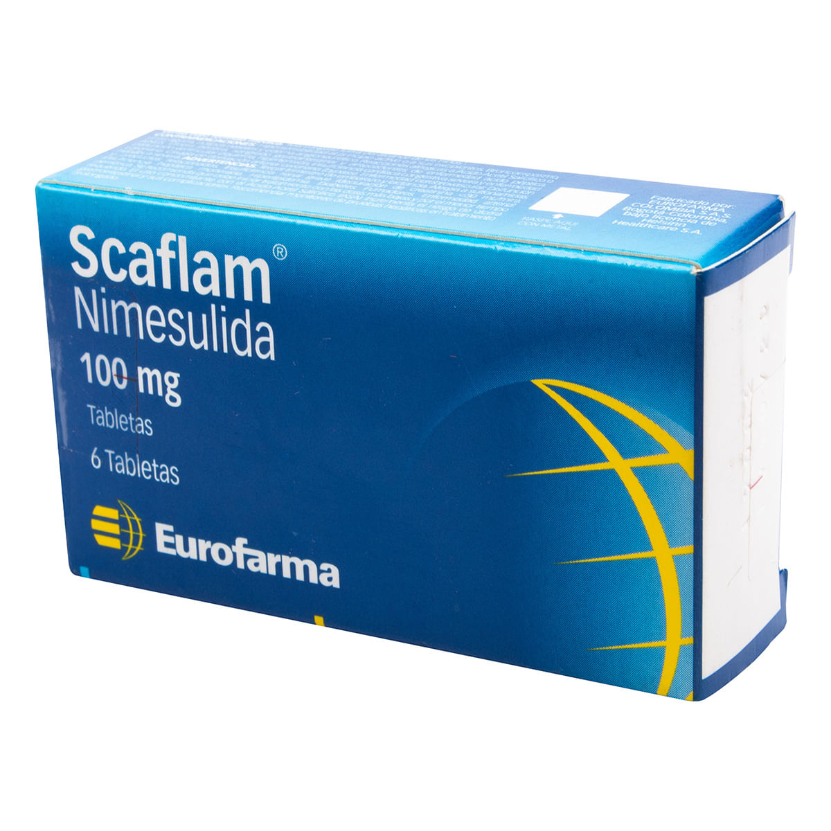 Scaflam 100 Mg Eurofarma Caja X 6 Tabletas. - Farmaexpress