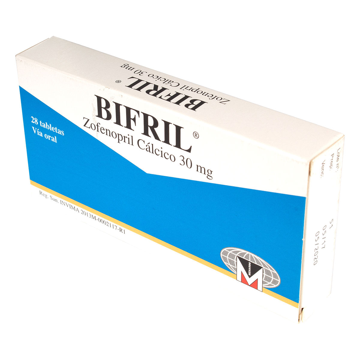 Bifril 30 Mg A Menarini Caja X 28 Tabletas. - Farmaexpress