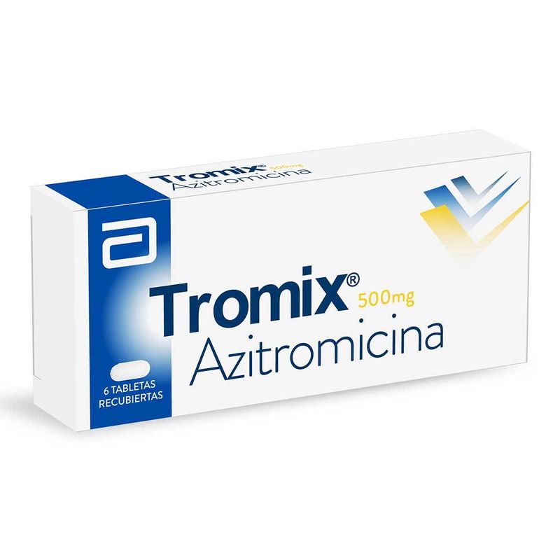 Tromix 500 Mg Abbott Caja X 6 Tabletas Recubiertas. - Farmaexpress