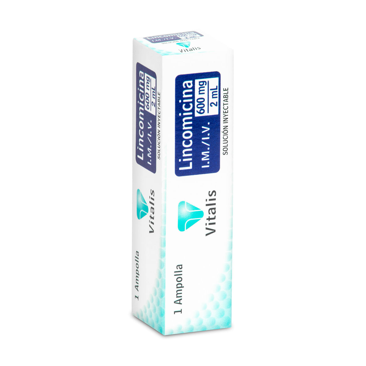 Solución Inyectable Lincomicina 600 Mg/2 Ml Vitalis Caja X 1 Ampolla ...