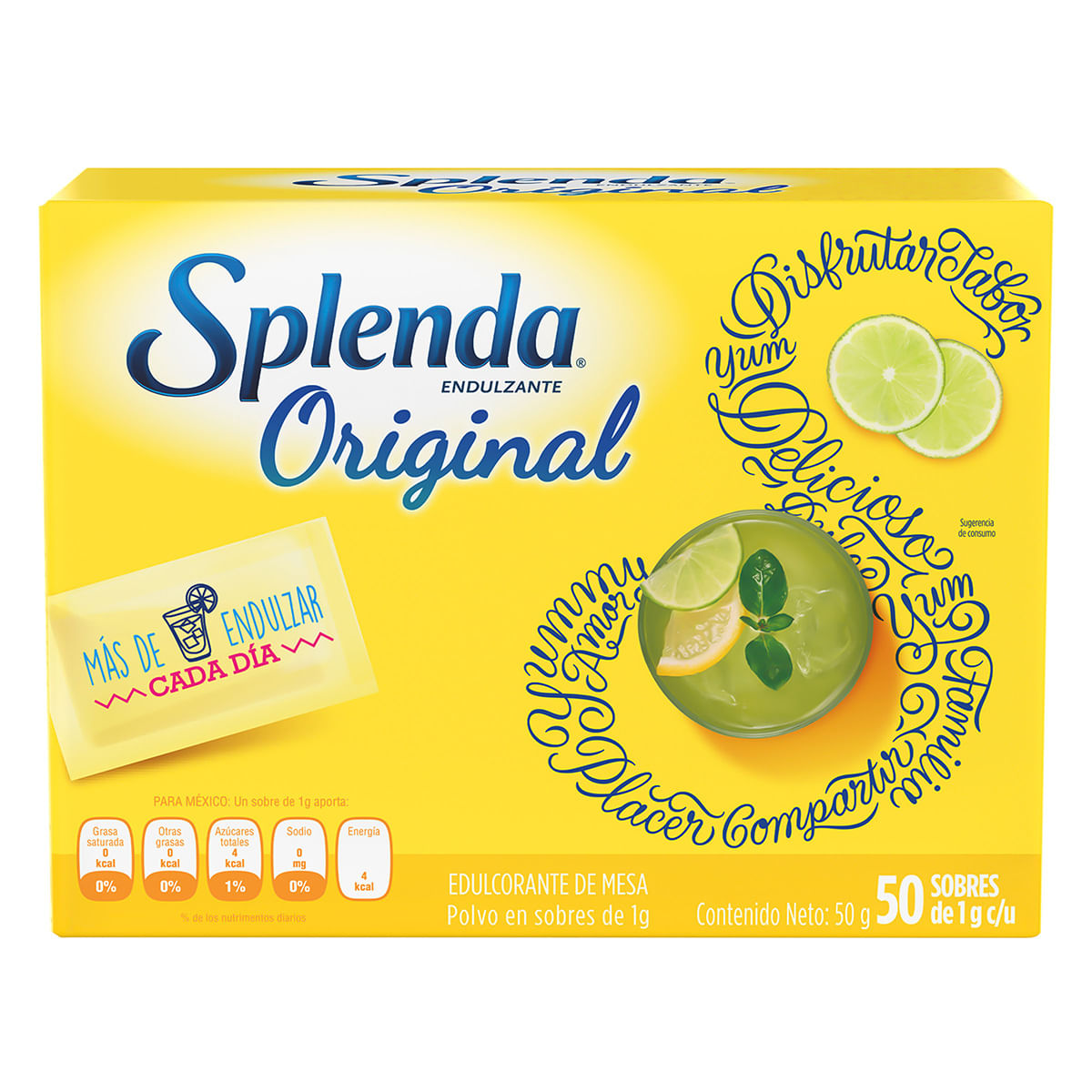 Endulzante Splenda Sobre X 1 G Caja X 50 Uds. - Farmaexpress