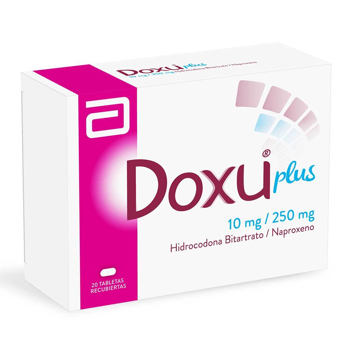 Doxu Plus 10 Mg/250 Mg Abbott Caja X 20 Tabletas Recubiertas ...