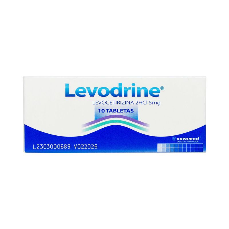 Levodrine Levocetirizina 5 Mg Caja X 10 Tabletas. - Farmaexpress