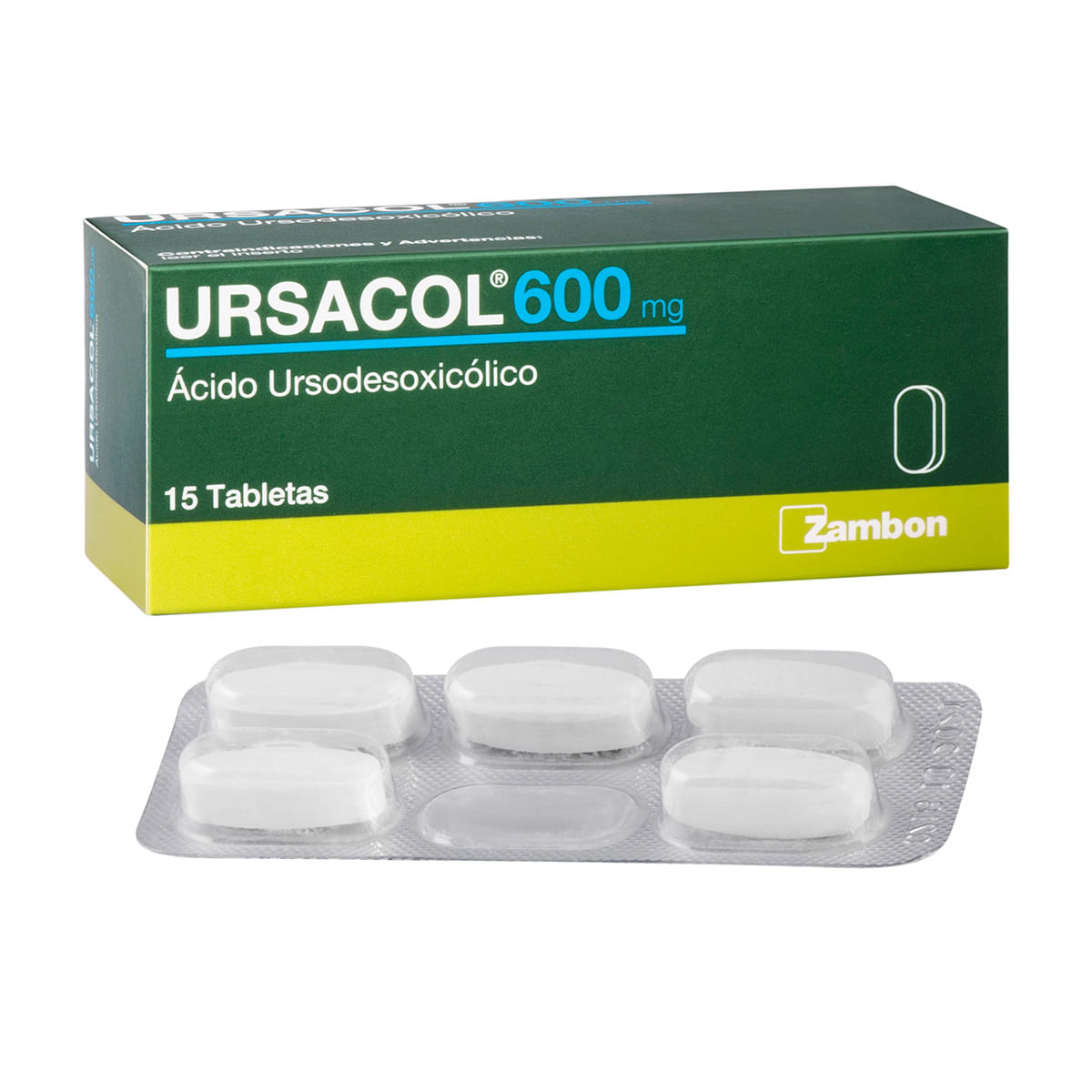 Ursacol 600 Mg Zambon Caja X 15 Tabletas. - Farmaexpress