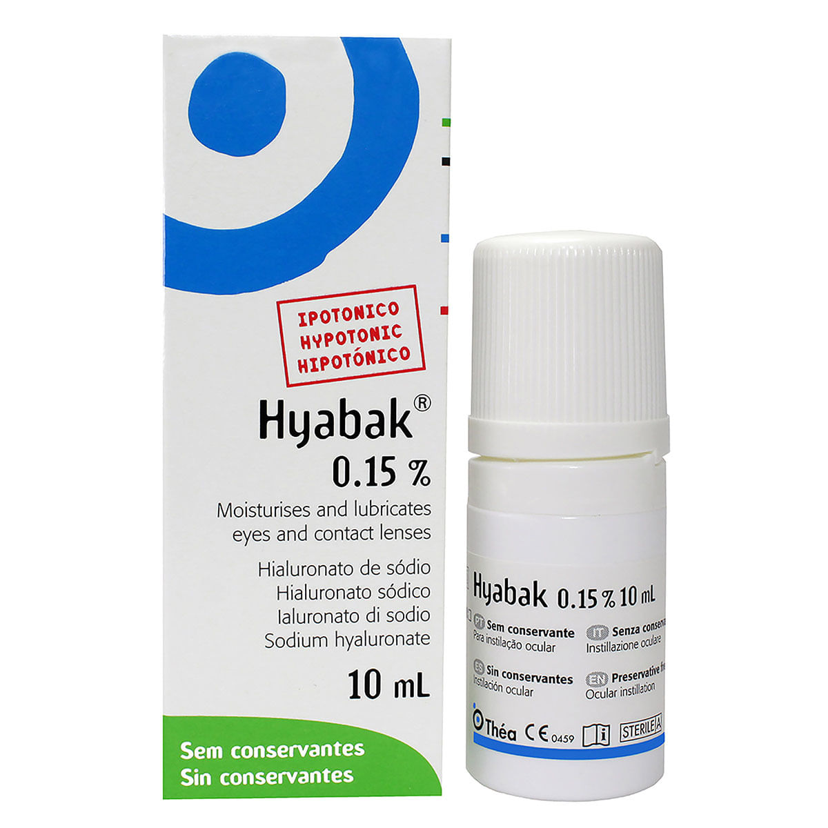 Solución Hipotónica Hyabak 0.15% Théa Frasco X 10 Ml. - Farmaexpress