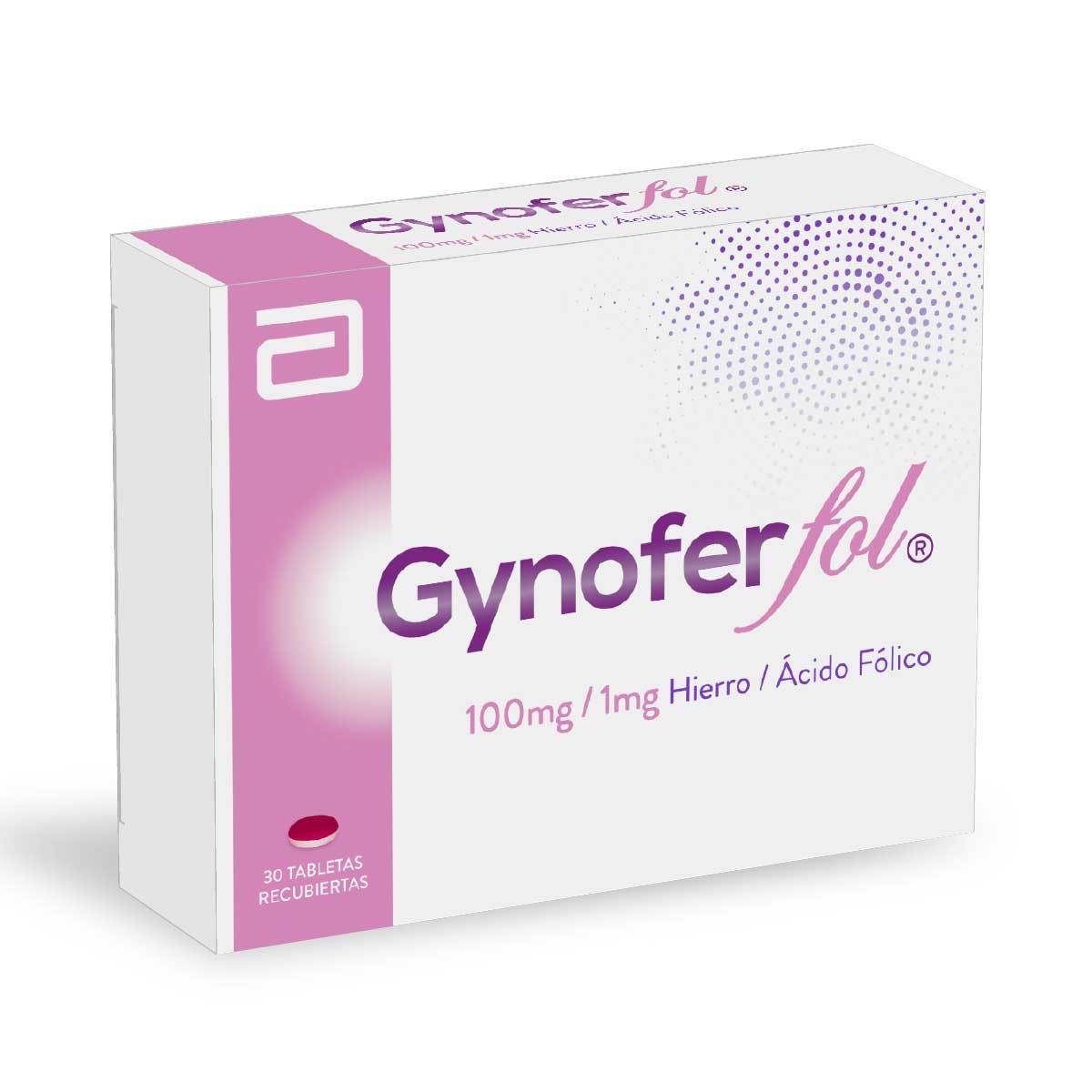 Gynofer Fol 100 Mg/1 Mg Gynopharm Caja X 30 Tabletas. - Farmaexpress