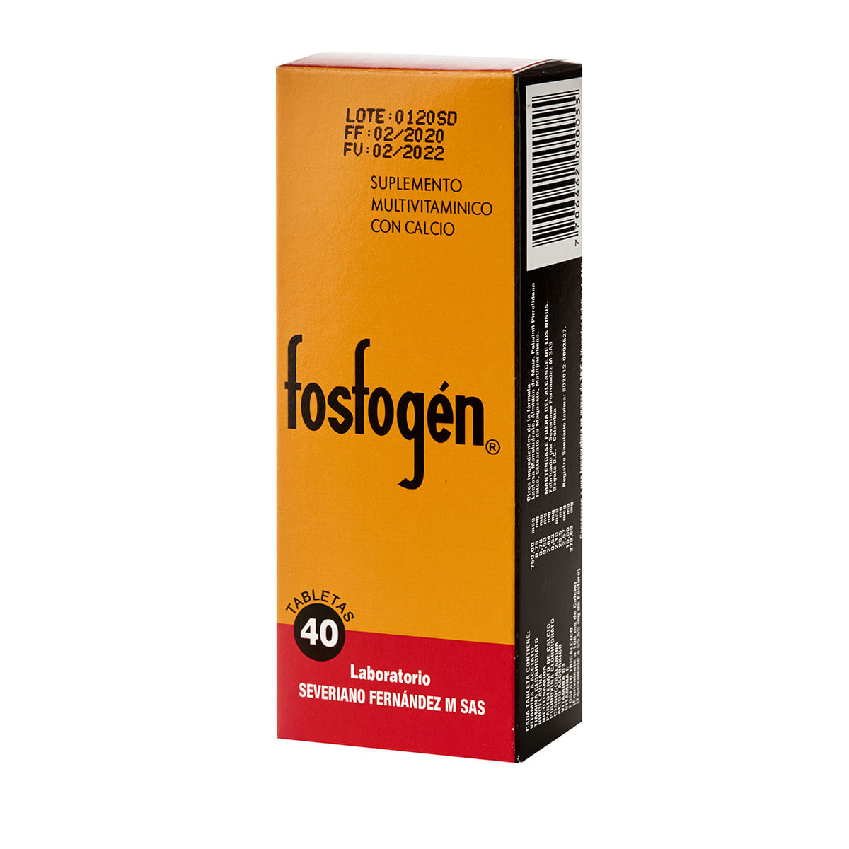 Suplemento Multivitamínico Fosfogén Severiano Caja X 40 Tabletas ...