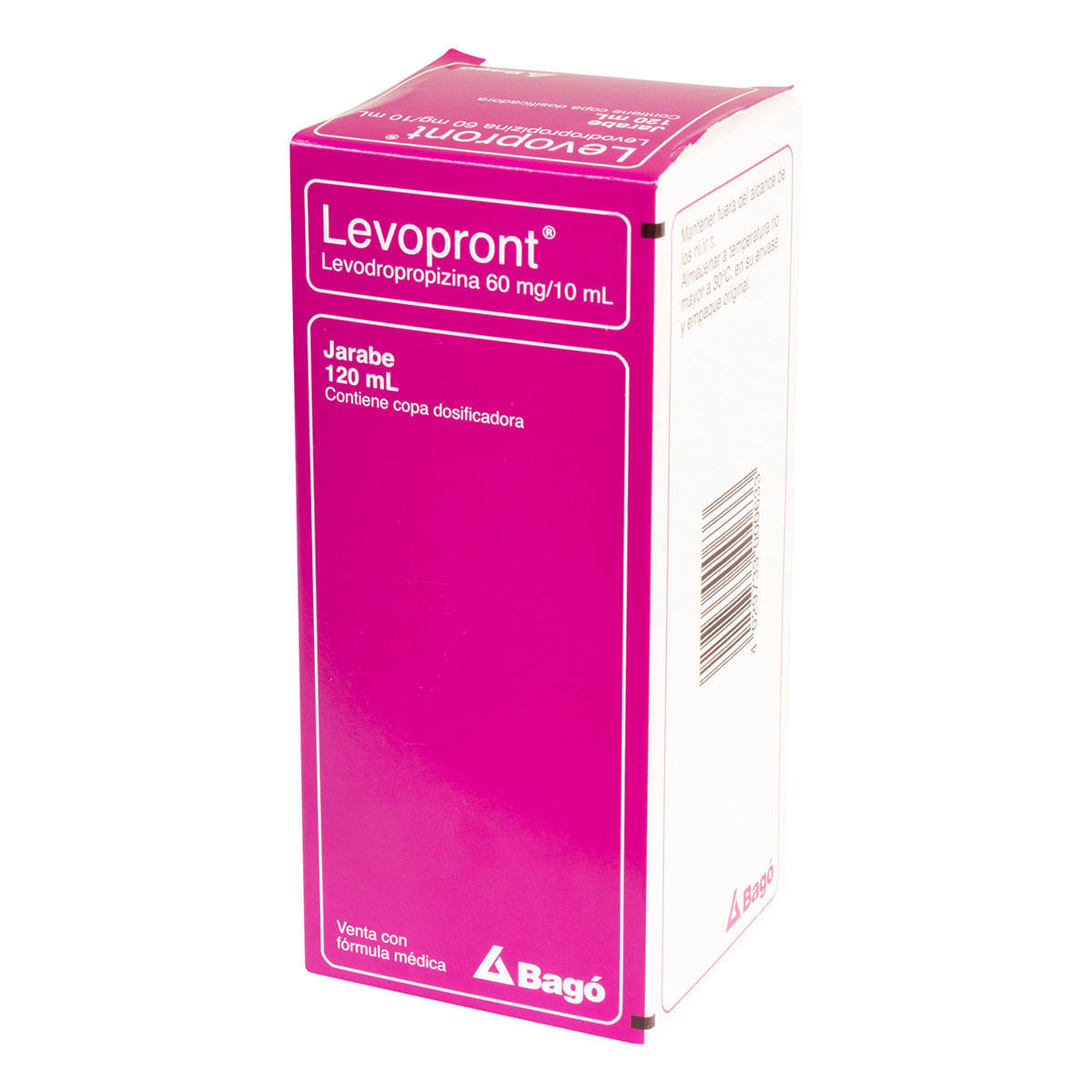 Jarabe Levopront 60 Mg10 Ml Bagó Frasco X 120 Ml. - Farmaexpress