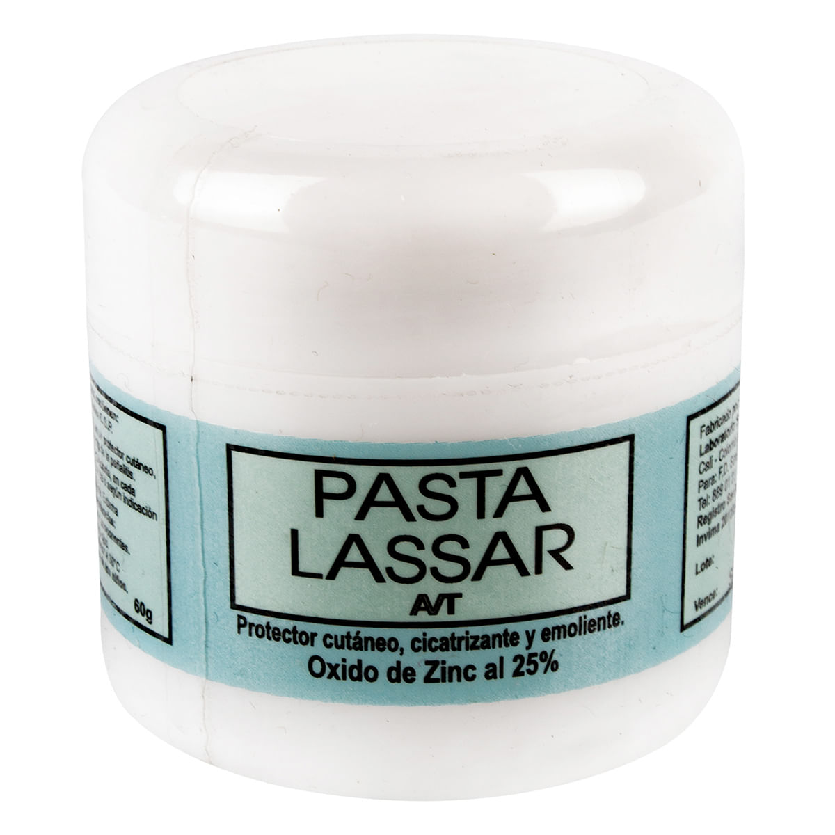 Protector Cutáneo Avt Pasta Lassar Frasco X 60 G. - Farmaexpress