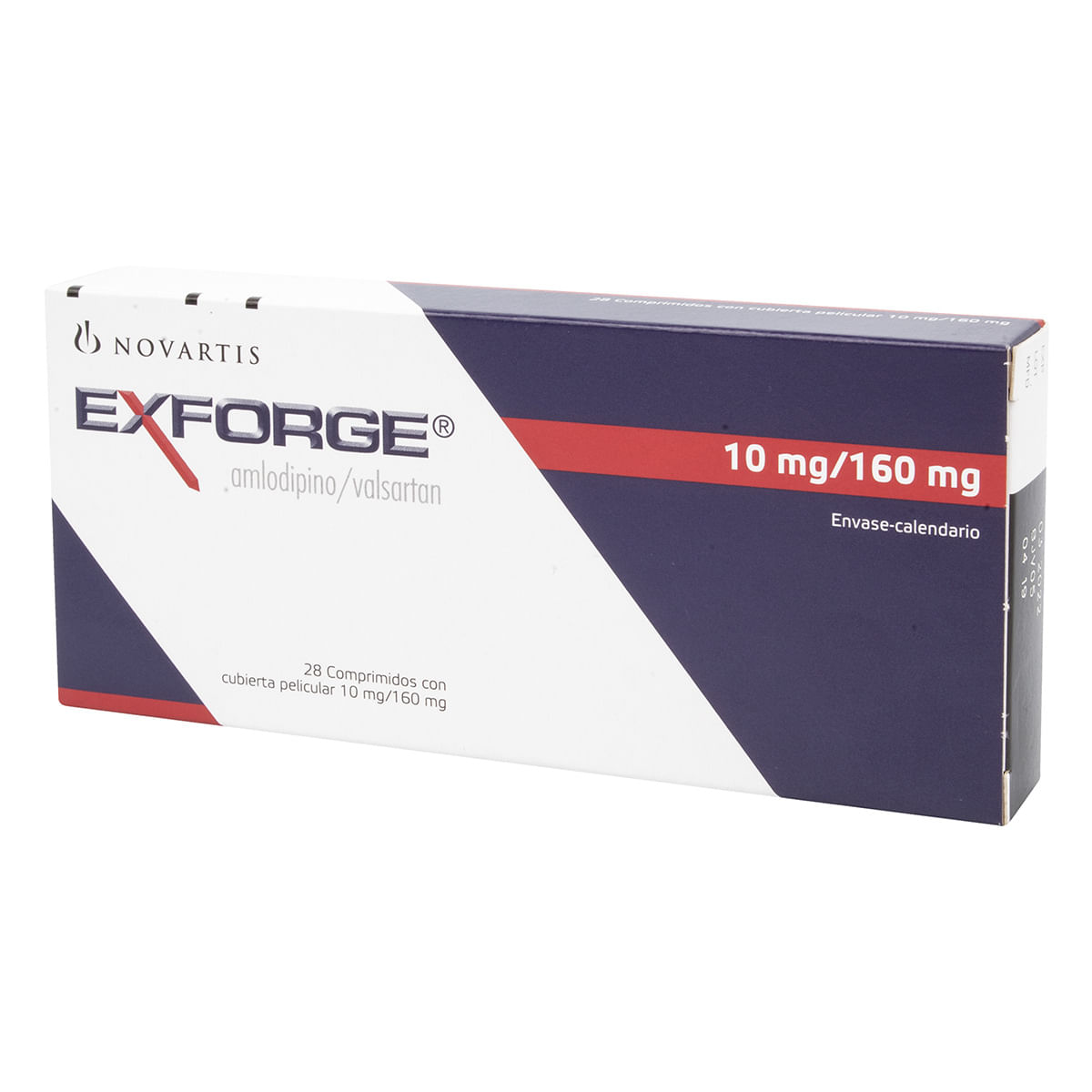 Exforge 10 Mg/160 Mg Novartis Caja X 28 Comprimidos. - Farmaexpress