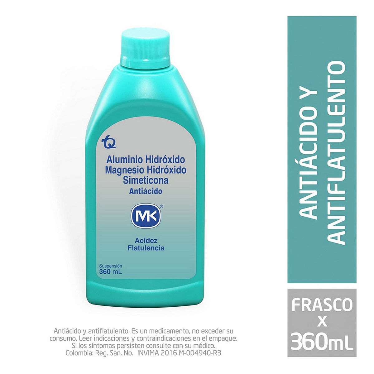 Antiácido Mk Frasco X 360 Ml. - Farmaexpress