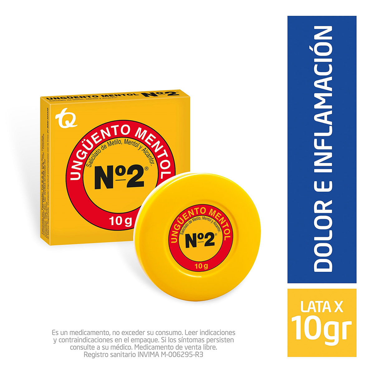 Ungüento Mentol N-2 Tecnoquímicas Caja X 10 G. - Farmaexpress