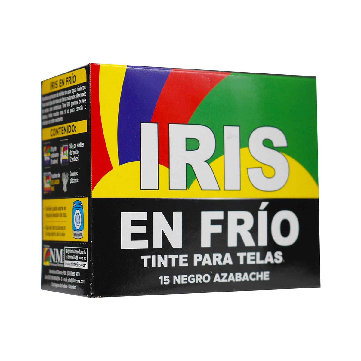 Tinte para Telas Iris en Frío N-15 Negro Azabache Caja x 25 g ...