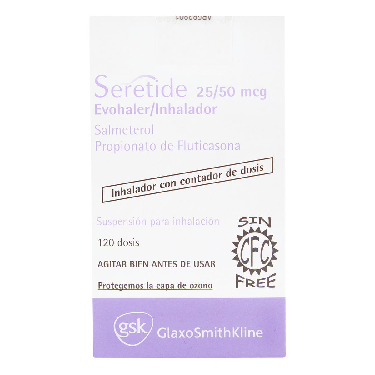 Inhalador Seretide 25/50 Mcg Gsk Frasco X 120 Dosis. - Farmaexpress