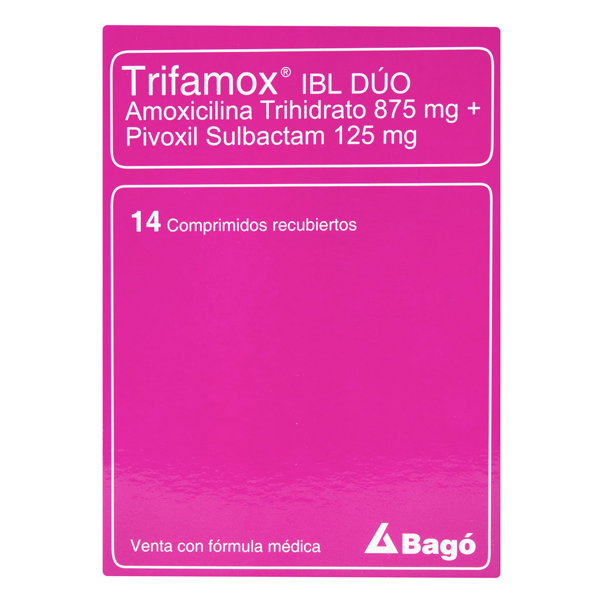 Trifamox Ibl Dúo Bagó Caja X 14 Comprimidos Recubiertos. - Farmaexpress