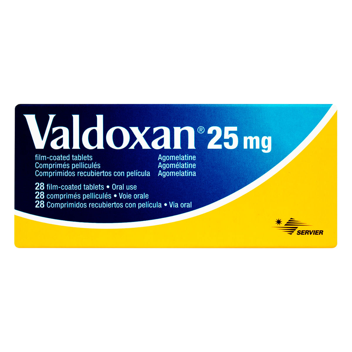 Valdoxan 25 Mg Servier Caja X 28 Comprimidos Recubiertos. - Farmaexpress