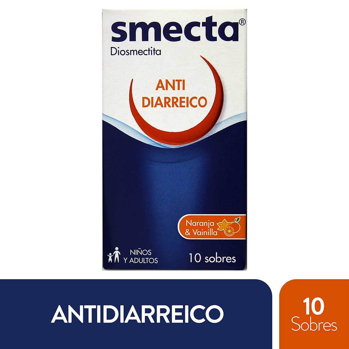 Suspensión Oral Smecta Naranja & Vainilla Sobre x 3 g Caja x 10 Uds ...