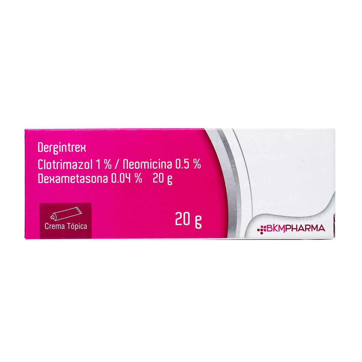 Crema Tópica Dergintrex Clotrimazol/Neomicina/Dexametasona Tubo x 20 g ...