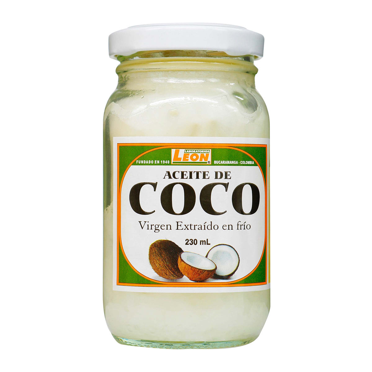 Aceite de Coco Virgen León Frasco x 230 mL - Farmaexpress