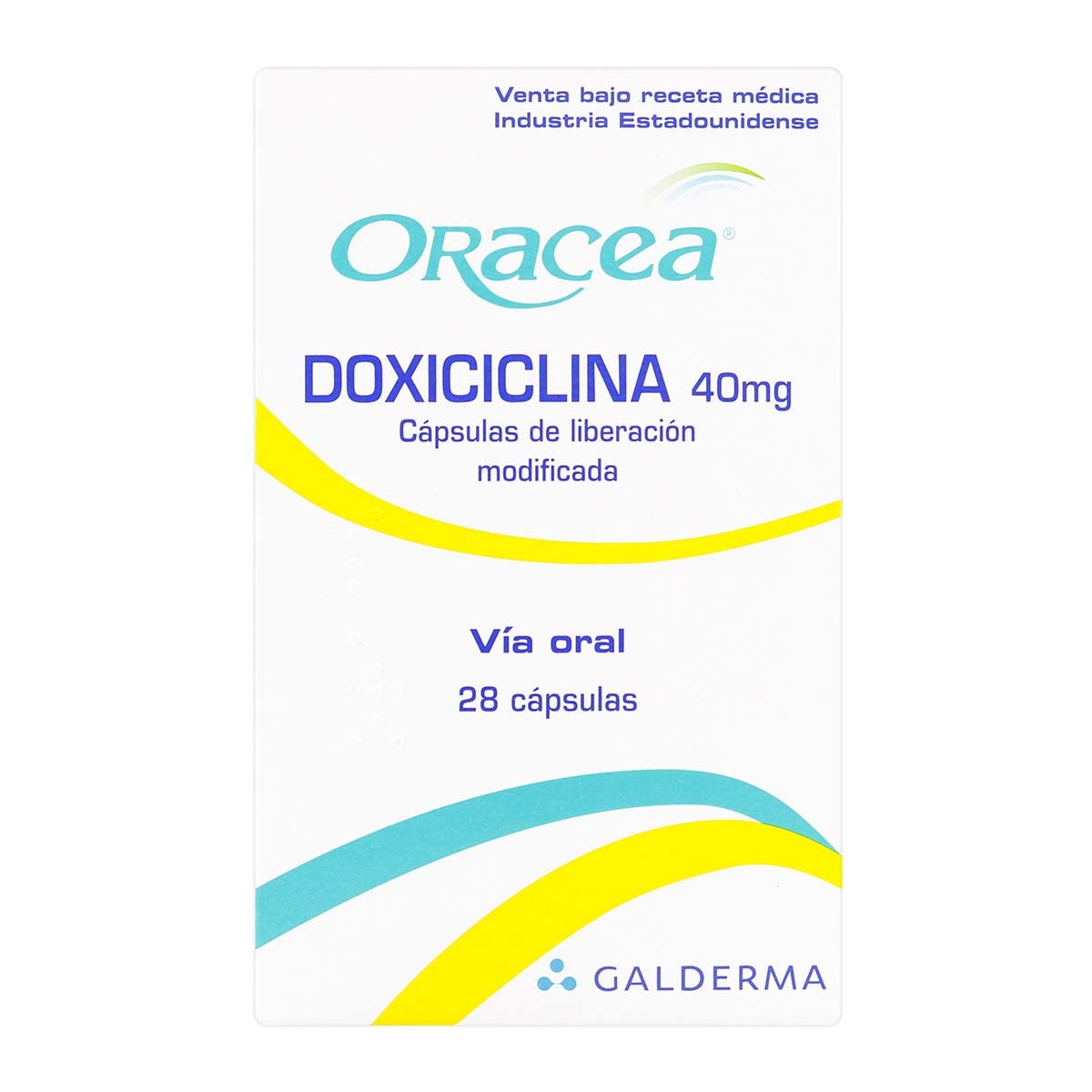 Oracea 40 Mg Galderma Caja X 28 Cápsulas. - Farmaexpress