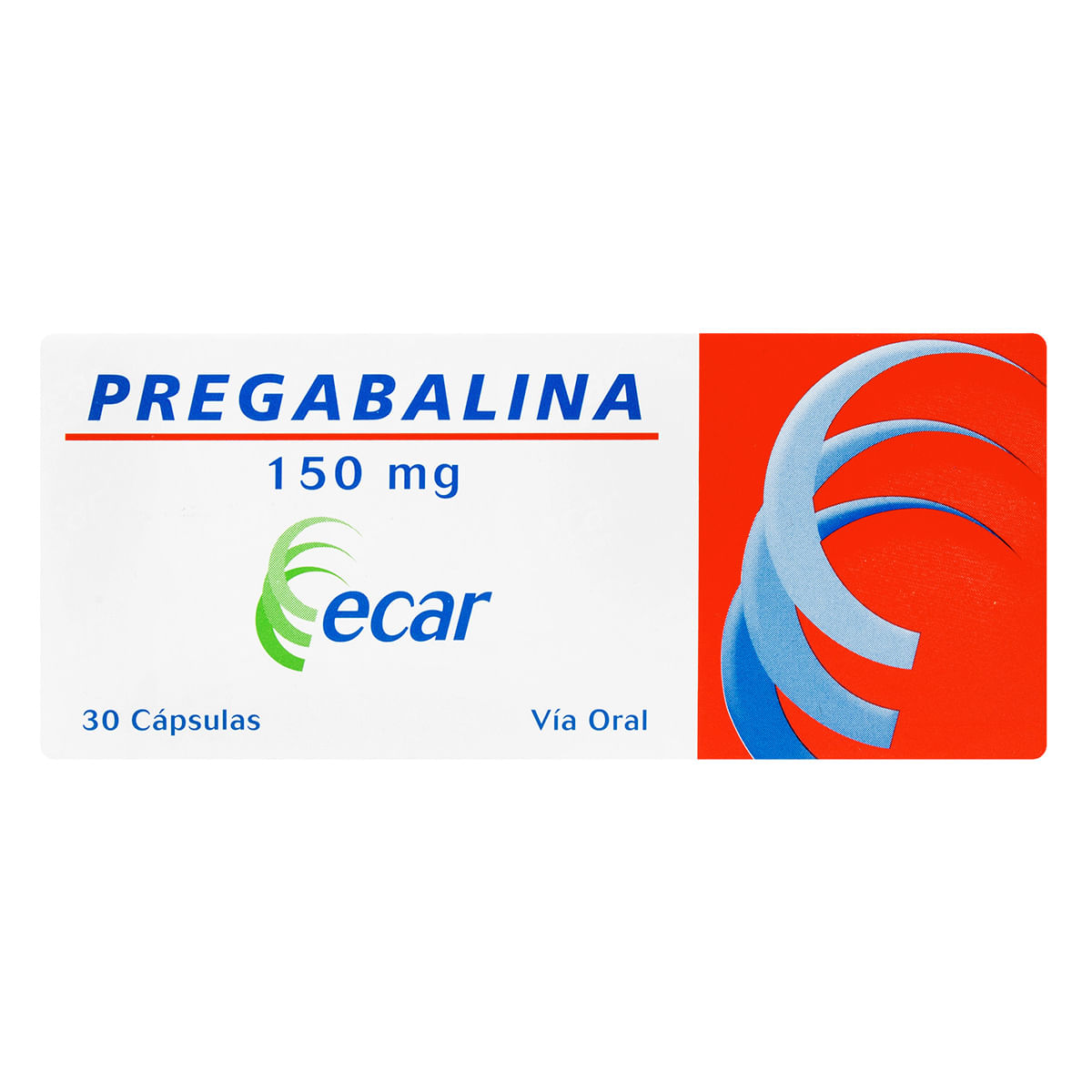 Pregabalina 150 Mg Ecar Caja X 30 Cápsulas. - Farmaexpress