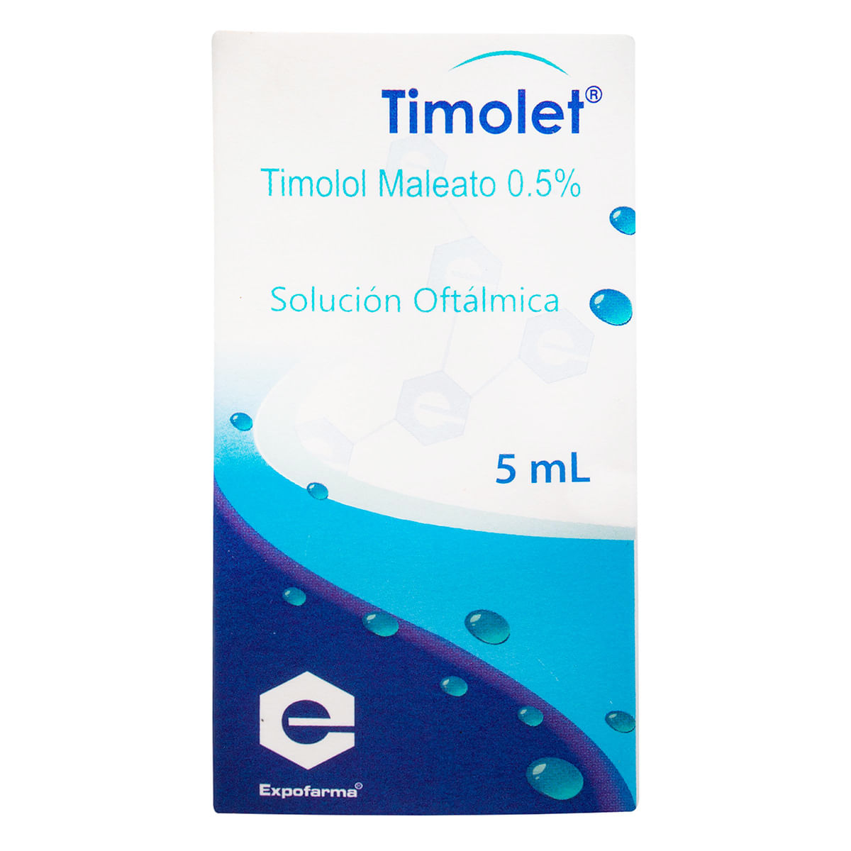 Solución Oftálmica Timolet 5% Expofarma Frasco X 5 Ml. - Farmaexpress