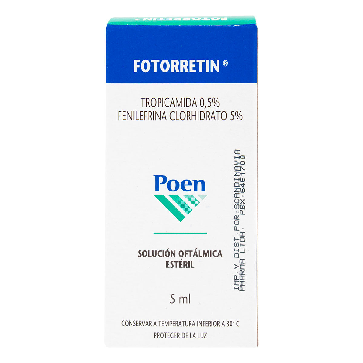 Solución Oftálmica Fotorretin Poen Frasco X 5 Ml. - Farmaexpress