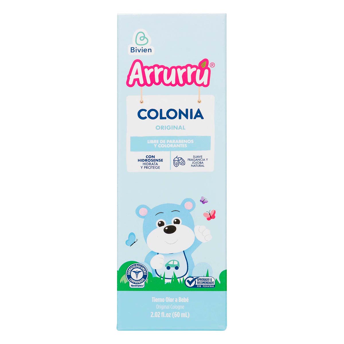 Colonia Arrurrú Naturals Original Azul Frasco x 60 mL. - Farmaexpress