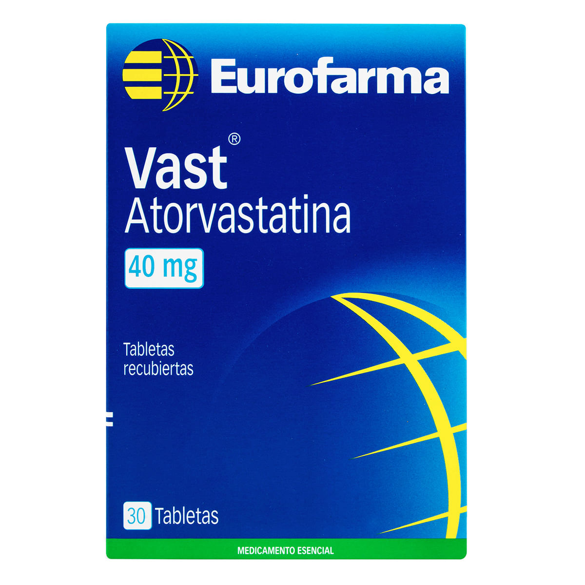 Vast 40 Mg Eurofarma Caja X 30 Tabletas Recubiertas. - Farmaexpress