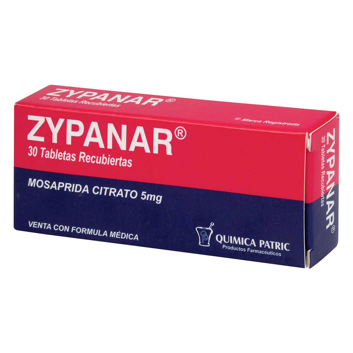 Zypanar 5 Mg Química Patric Caja X 30 Tabletas Recubiertas. - Farmaexpress