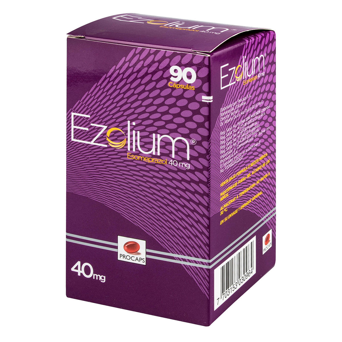 Ezolium 40 Mg Procaps Frasco x 90 Cápsulas - Farmaexpress