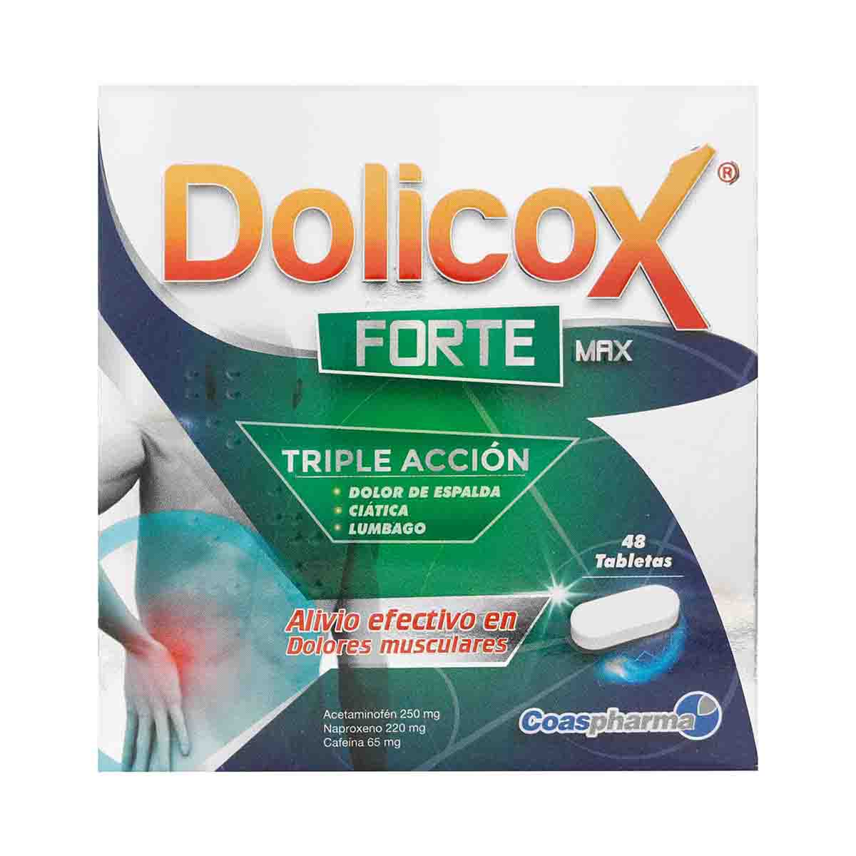 Dolicox Forte Max Coaspharma Caja x 48 Tabletas - Farmaexpress