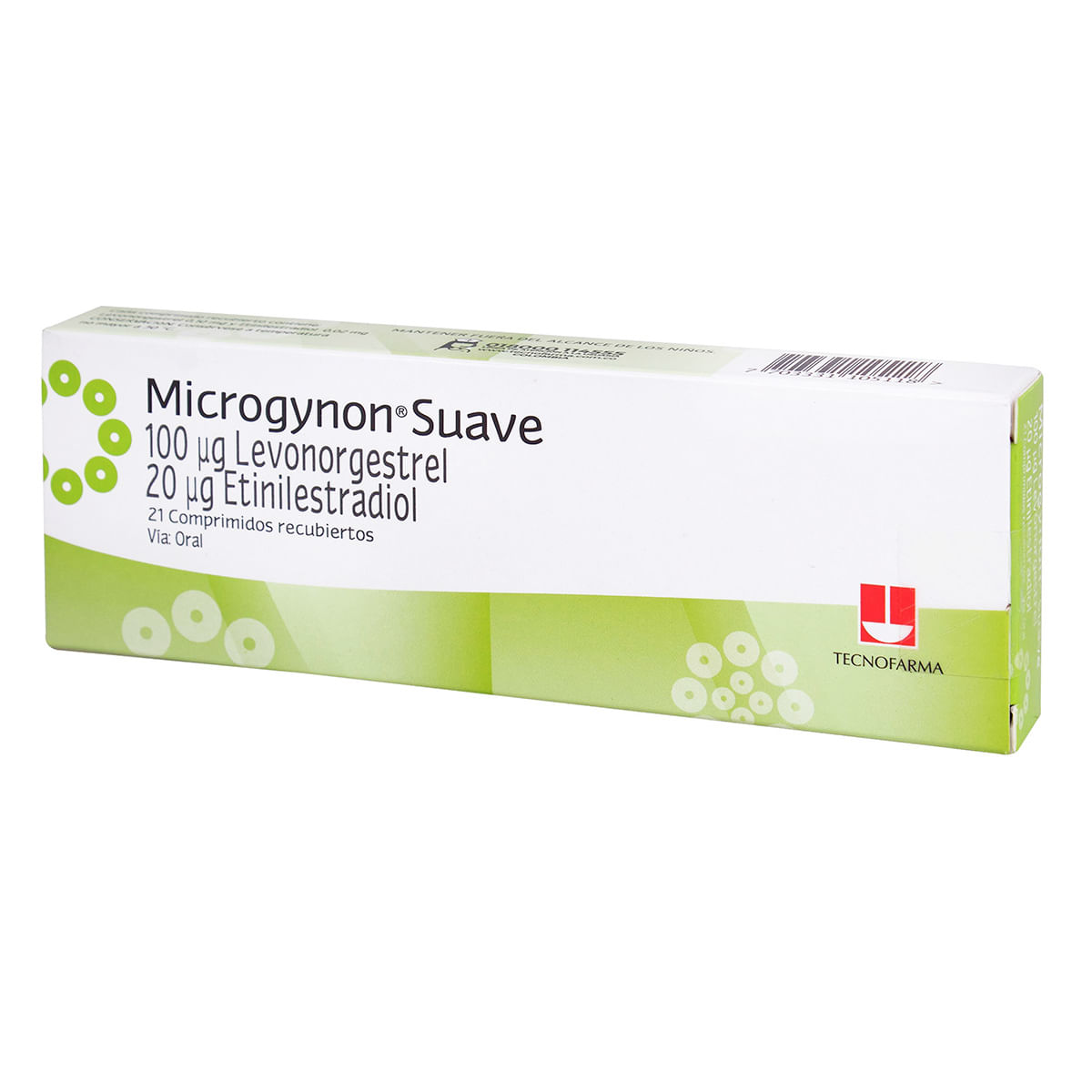 Microgynon Suave 100/20 Mcg Tecnofarma Caja X 21 Comprimidos ...