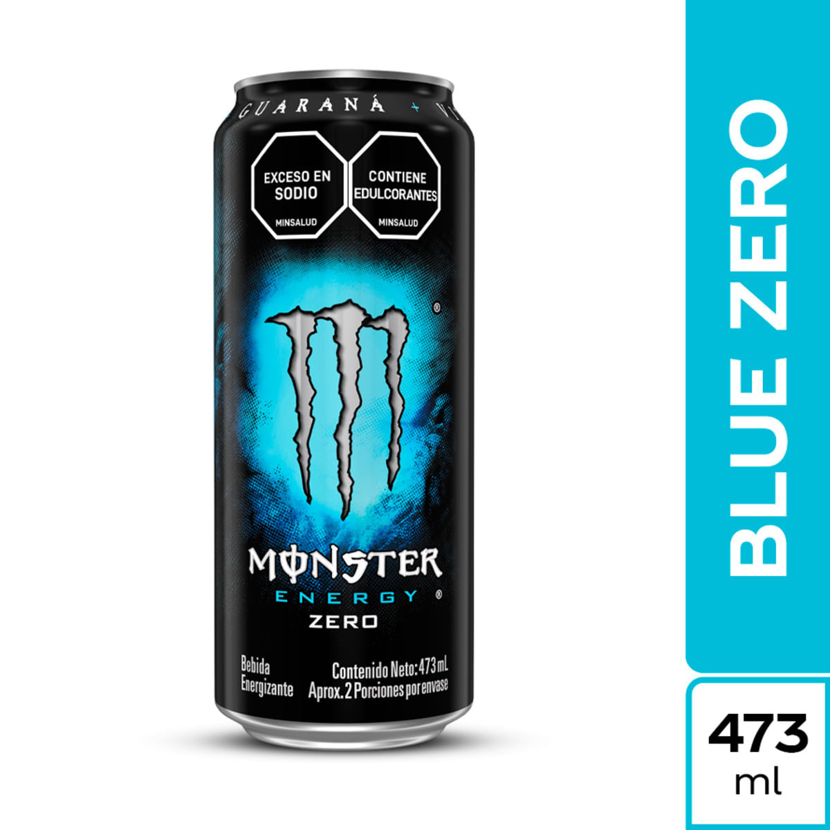 Bebida energizante Monster energy Zero Lata x 473 mL - Farmaexpress