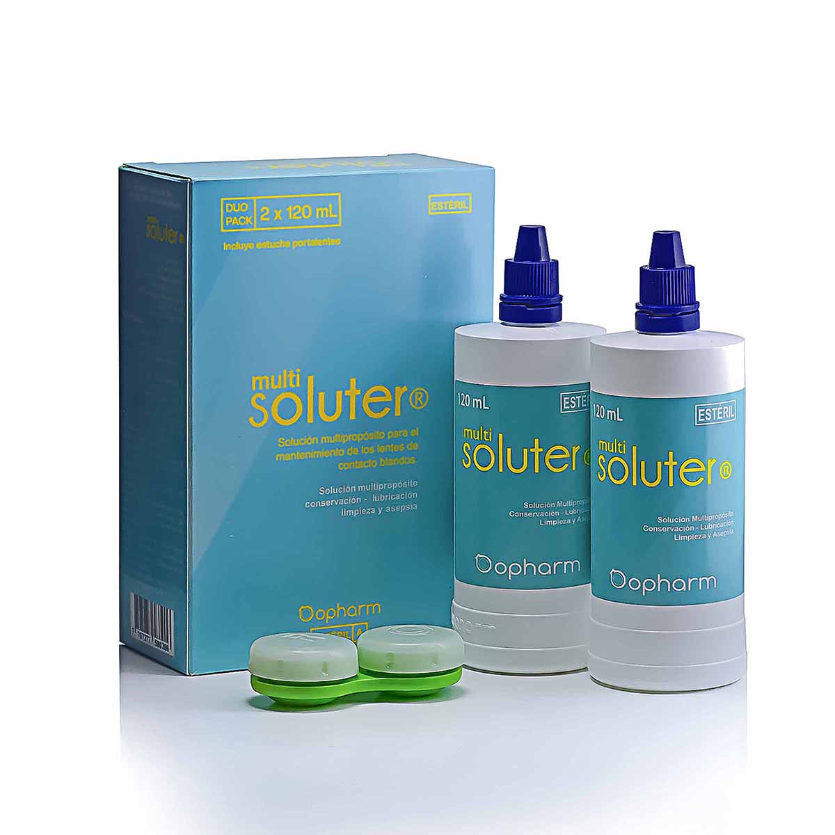 Multi Soluter Opharm Frasco de 120 mL Caja x 2 uds - Farmaexpress