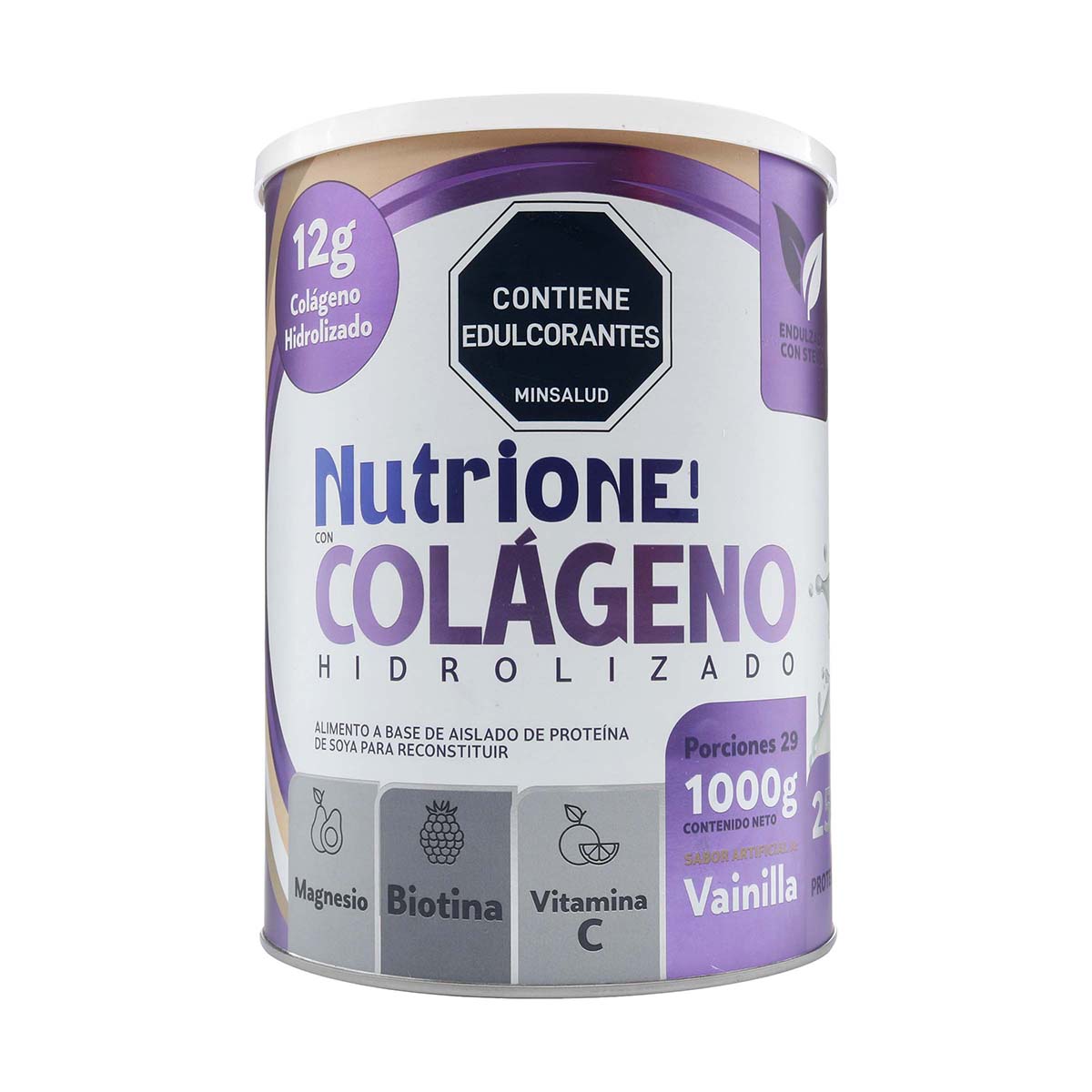 Alimento en Polvo Nutrione con Colageno Sabor Vainilla Tarro x 1000 g ...