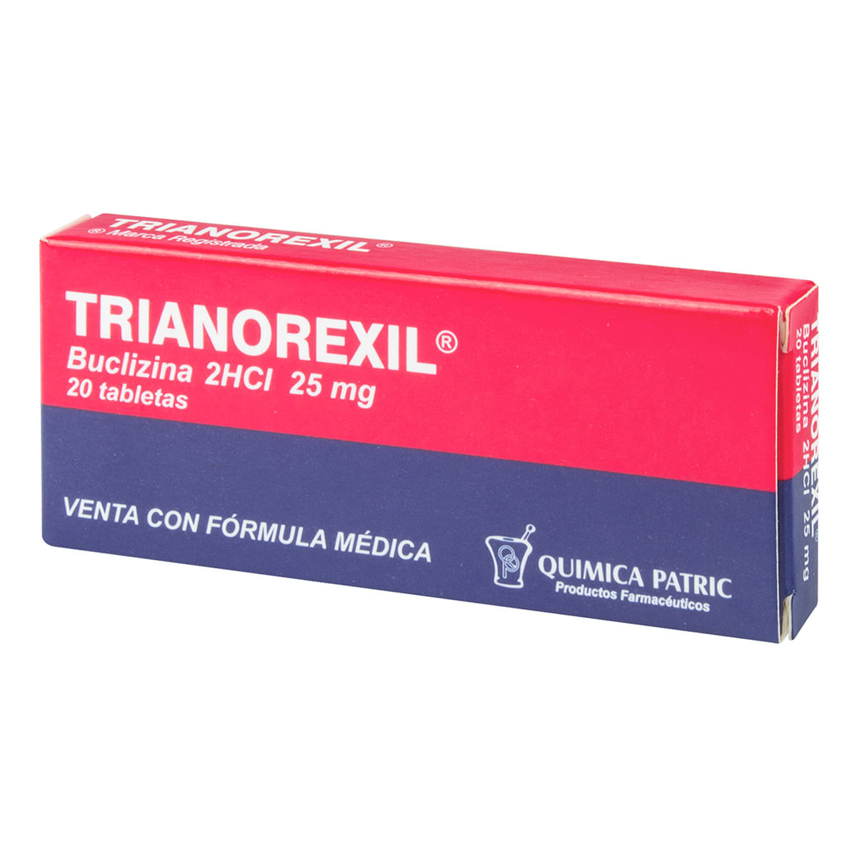 Trianorexil 25 Mg Química Patric Caja X 20 Tabletas. - Farmaexpress