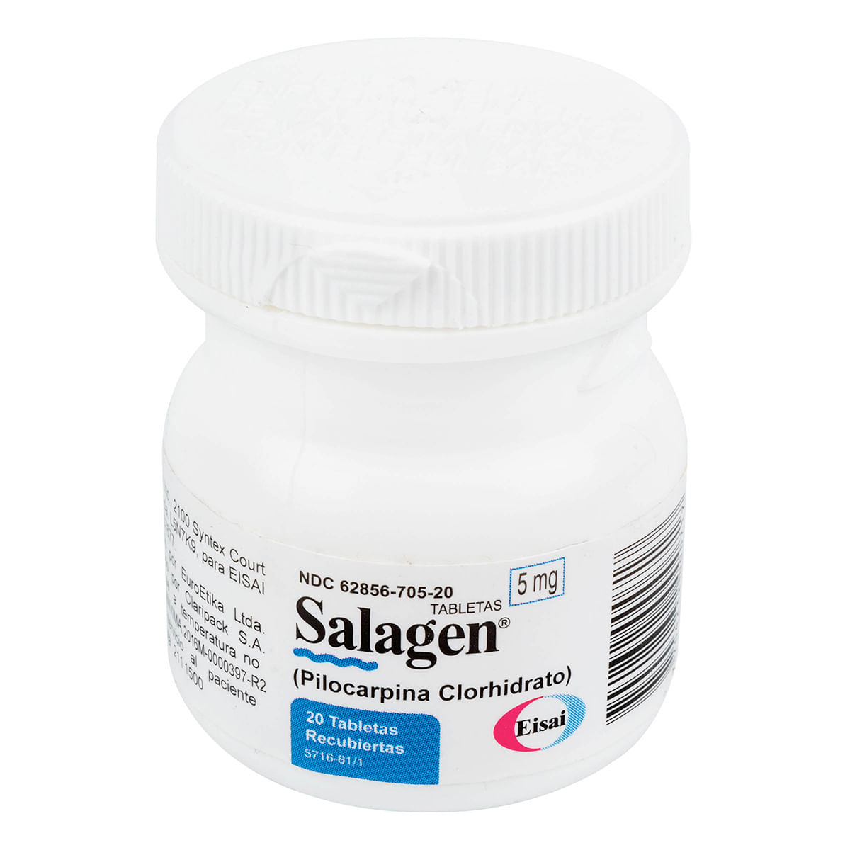 Salagen 5mg Pilocarpina Clorhidrato Frasco | Droguerías - Farmaexpress